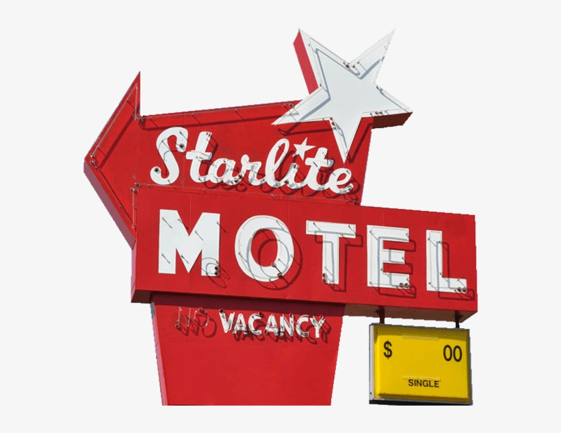 Motel Sign Png - 640x580 PNG Download - PNGkit
