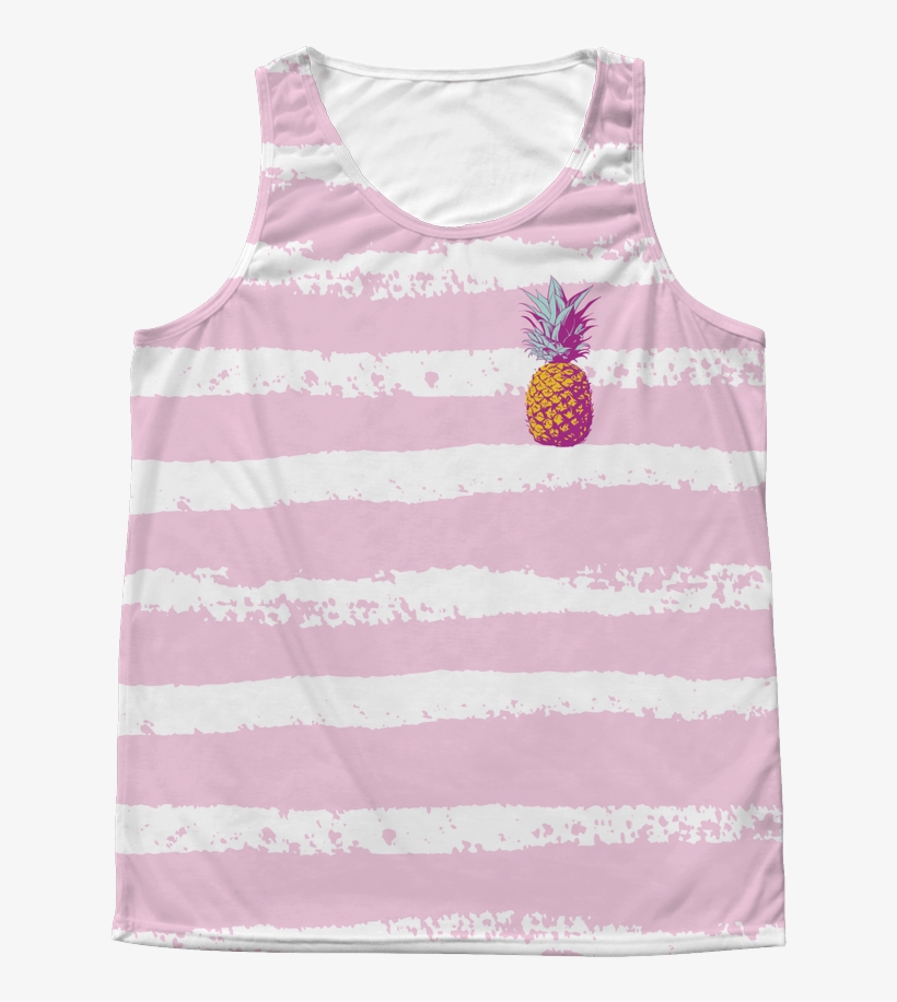 Pineapple Pink Stripe Tank - 1024x1024 PNG Download - PNGkit