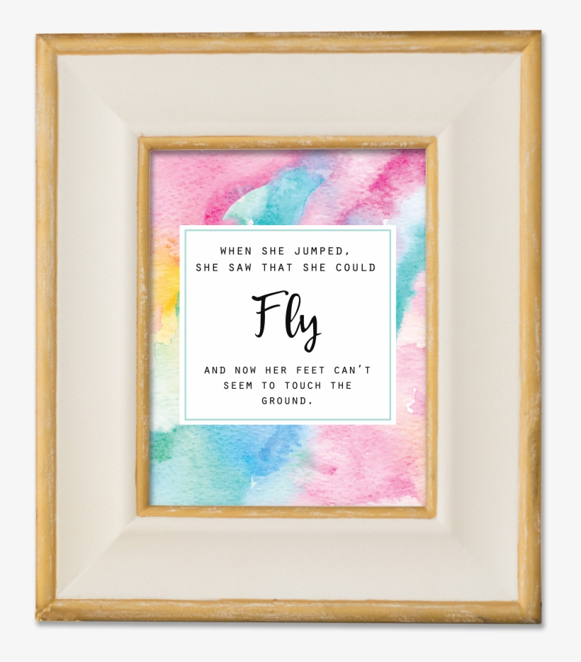 Fly - Watercolor - Watercolor Painting - 1000x1000 PNG Download - PNGkit