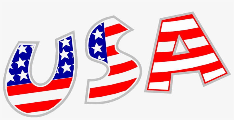 Alphabet Usa Png Image Transparent Stock - Usa Red White And Blue ...