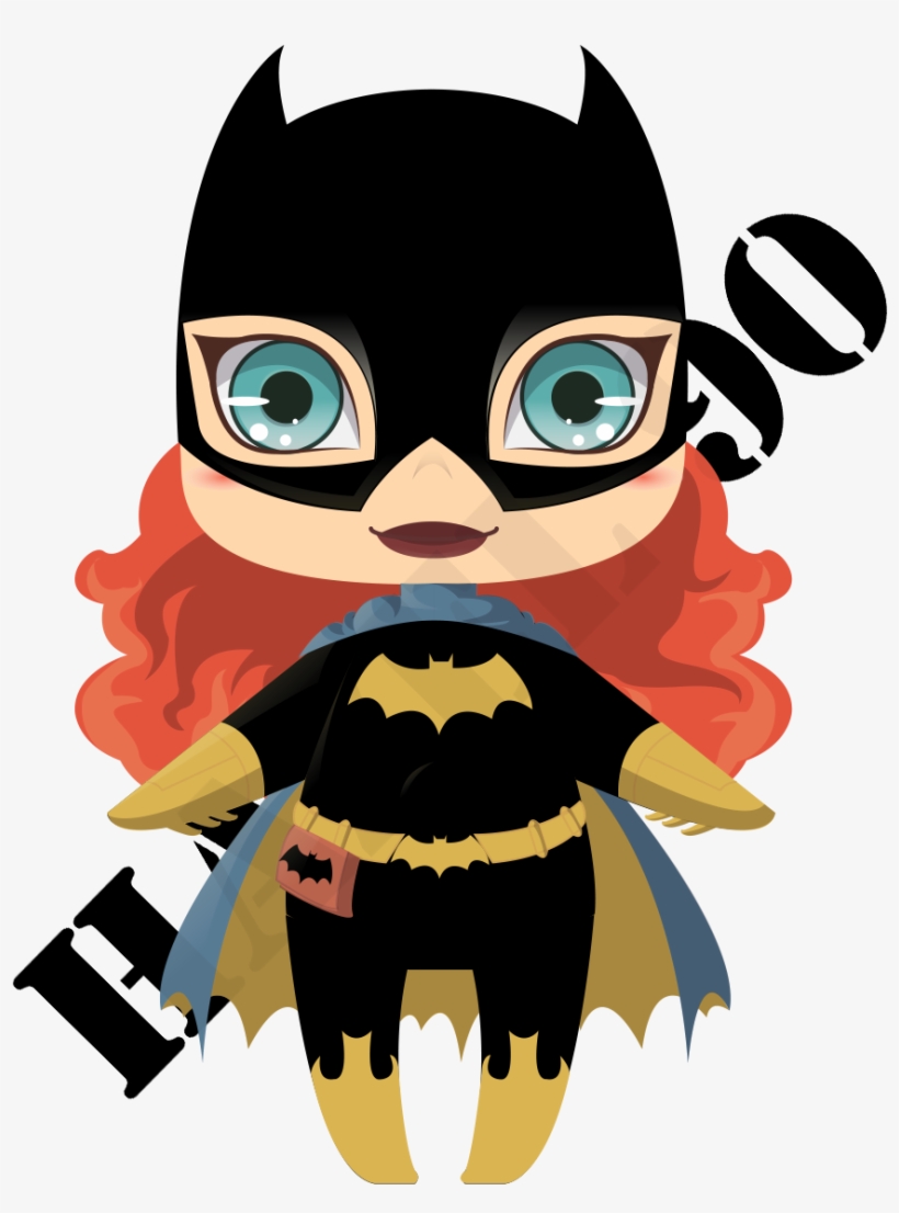 Batgirl Batman Catwoman Bane Batwoman - Batgirl Chibi Png - 1004x1181 ...
