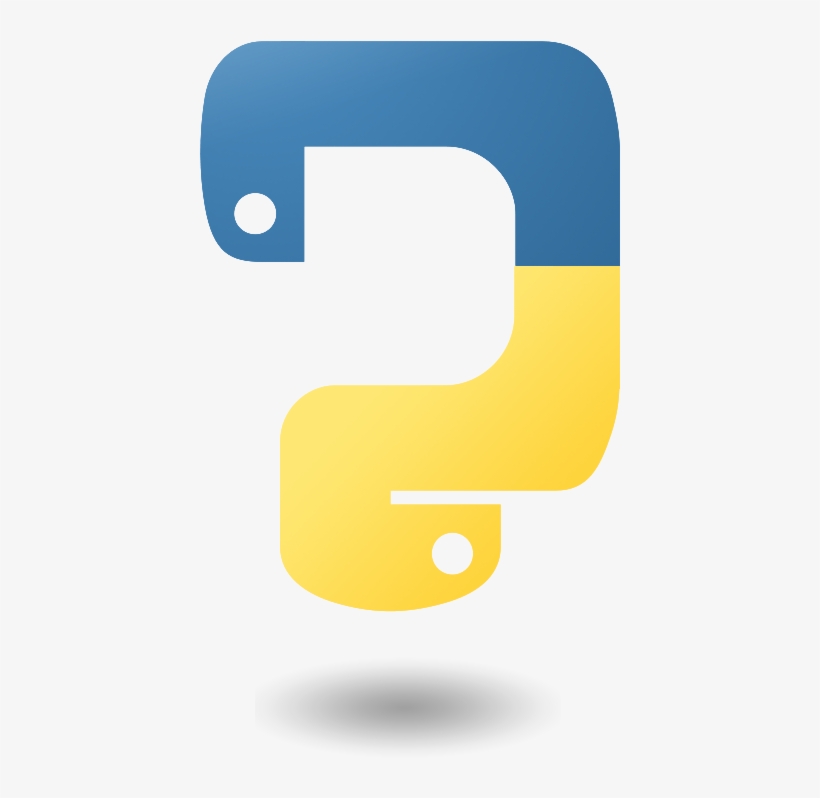 Python Logo Clipart Sad - Python Question - 759x816 PNG Download - PNGkit