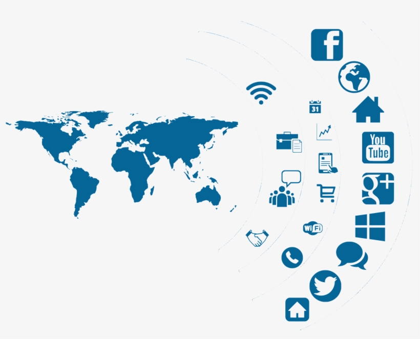 Social Media 2210580 1920 - Ppt Background For Social Media - 1920x1371 ...