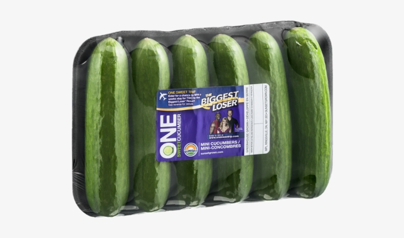 Sunset One Sweet Mini Cucumbers - 6 Count, 12 Oz Tray - 600x600 PNG ...