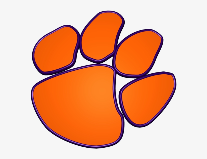 Clemson Paw Big - 600x600 PNG Download - PNGkit