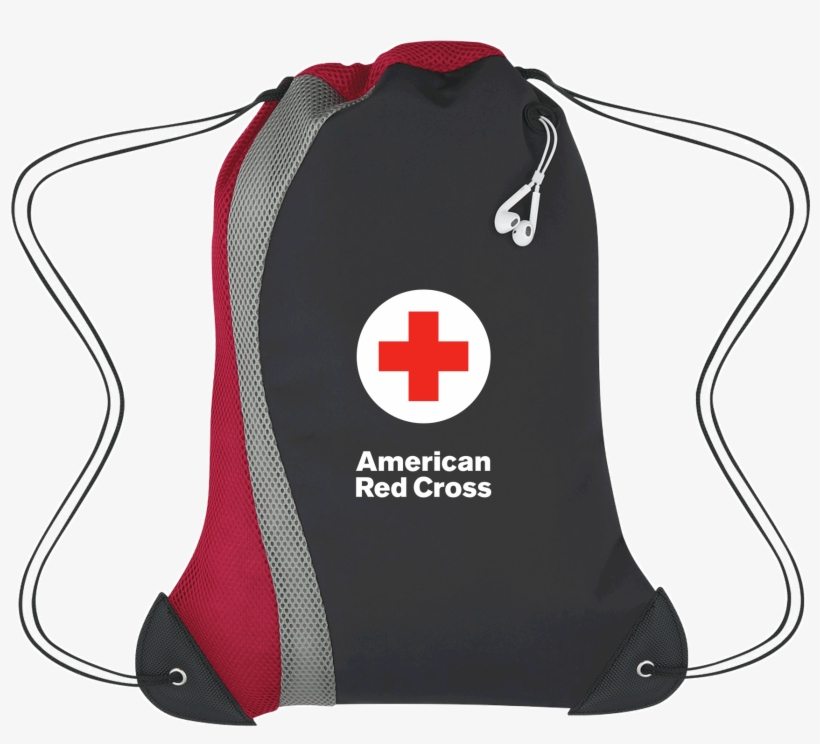 Backpack With Red Cross Logo - American Red Cross Lifeguard Mesh Bag ...