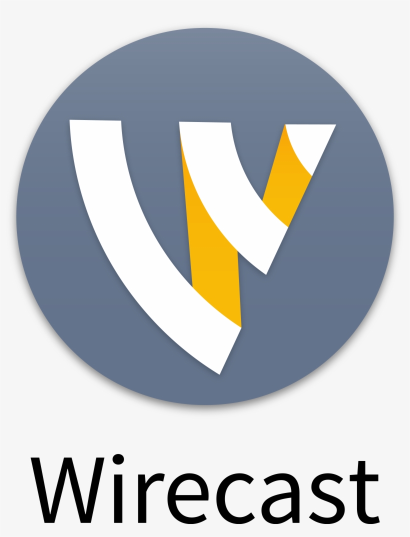 Video Transcoding, Webcasting, Screencasting, Captioning - Wirecast Logo - 3423x4299 PNG ...