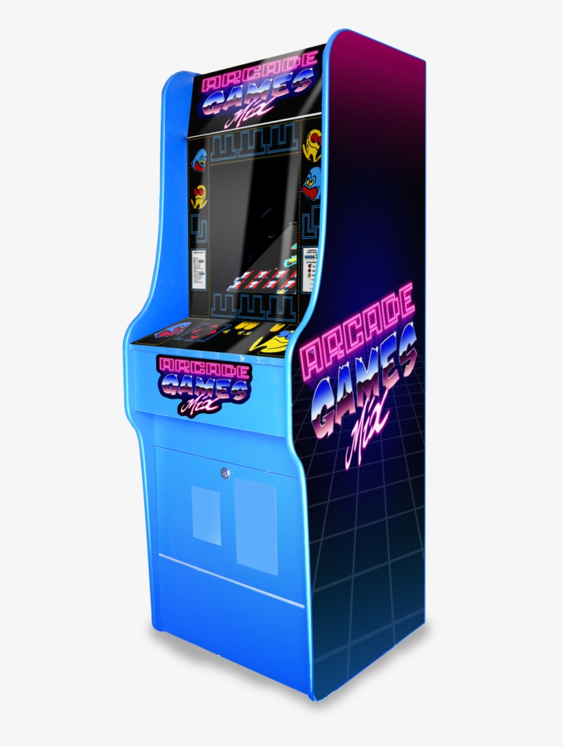 Arcade Games Mix - Video Game Arcade Cabinet - 487x1024 PNG Download ...