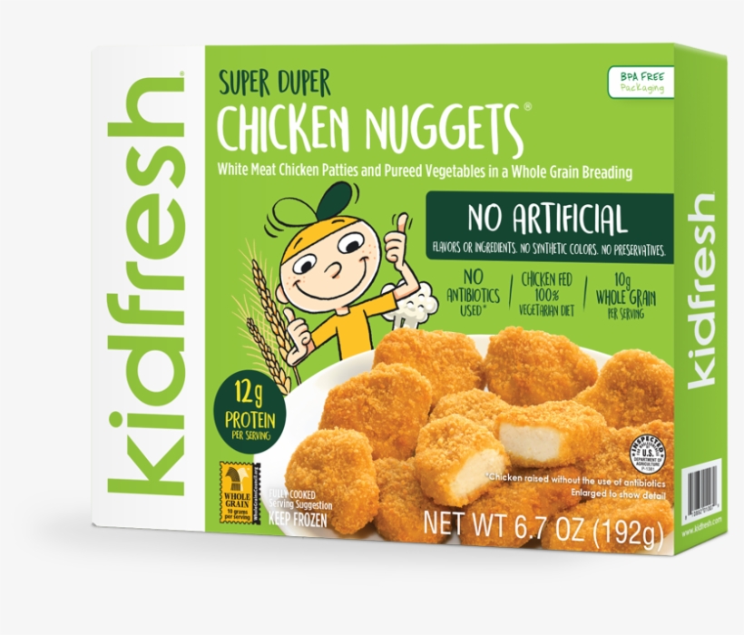 Super Duper Chicken Nuggets - Kidfresh Chicken Nuggets - 900x688 PNG ...