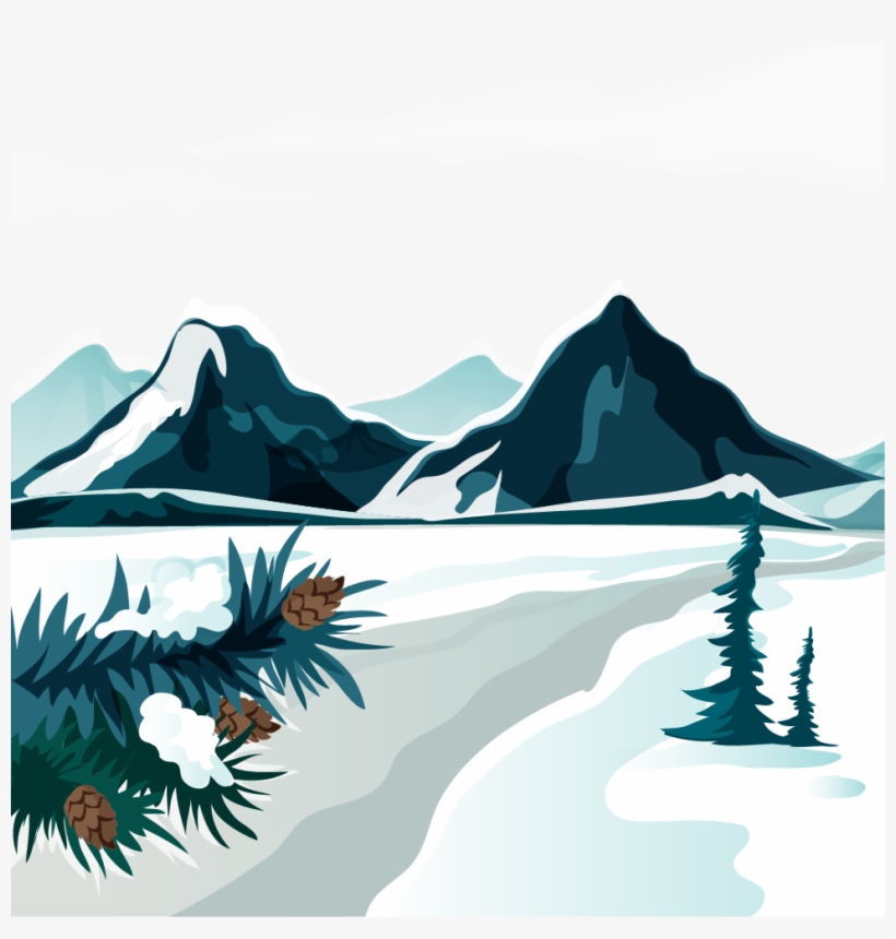 Alps Landscape Stock Illustration Illustration - Cartoon Background ...