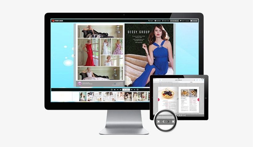 Customize Page Flipping Magazine - 720x455 PNG Download - PNGkit