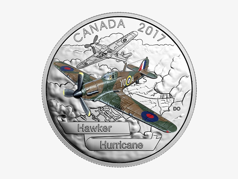 Pure Silver Coloured Coin Aircraft Of The Second World - 570x570 PNG ...