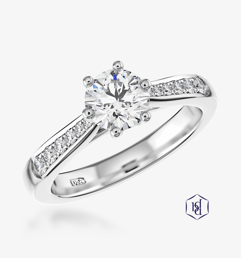 Memoire Tulip Engagement Ring, - 800x800 PNG Download - PNGkit