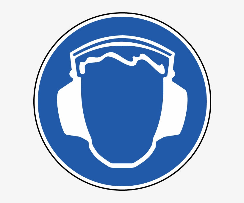 Wear Ear Protection Label - 600x600 PNG Download - PNGkit