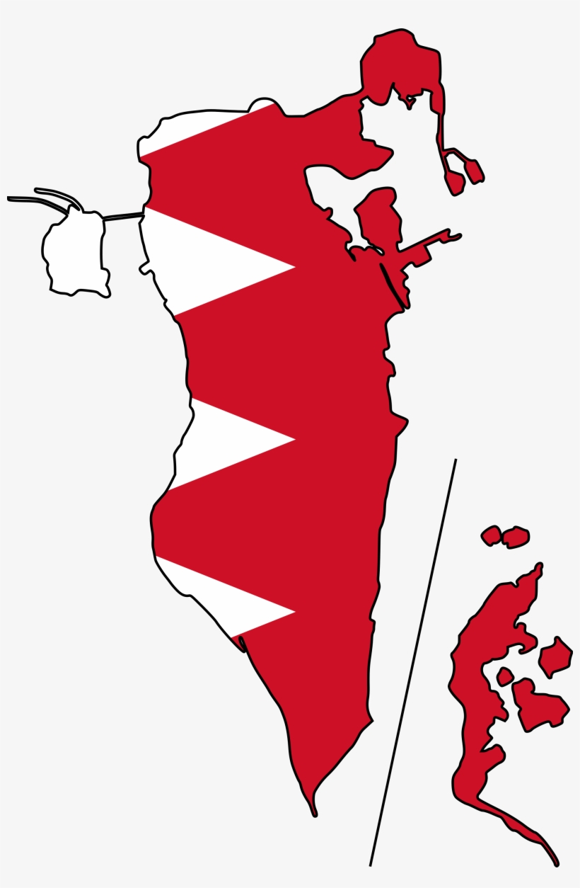Bahrain Click On The Bahrain Flag Map Png Transparent - 2048x3034 PNG ...