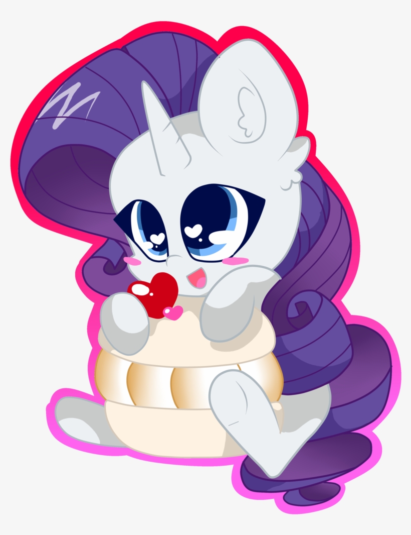 Kittyrosie, Chibi, Female, Food, Heart Eyes, Macaron, - 868x1024 PNG ...