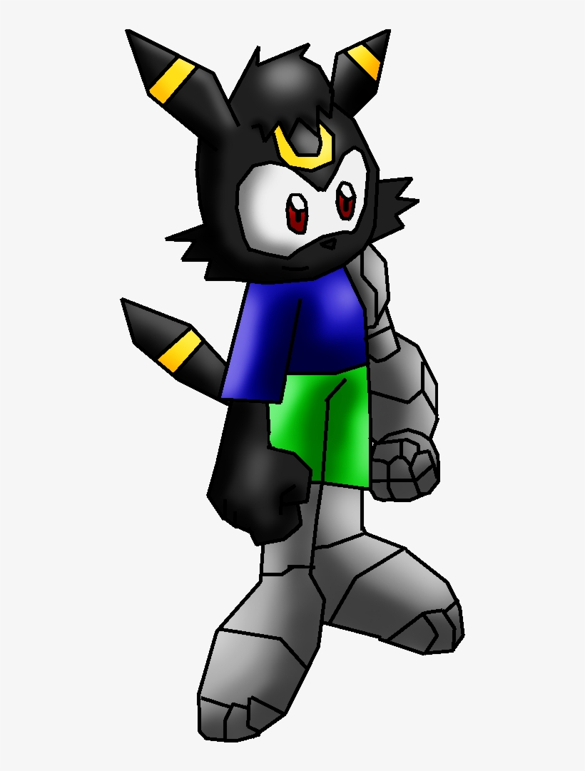 Humanized Umbreon - 553x1006 PNG Download - PNGkit