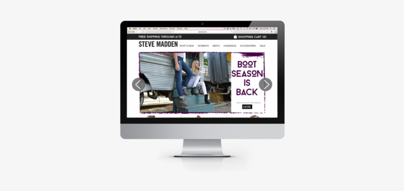 Steve Madden Homepage - 1000x349 PNG Download - PNGkit