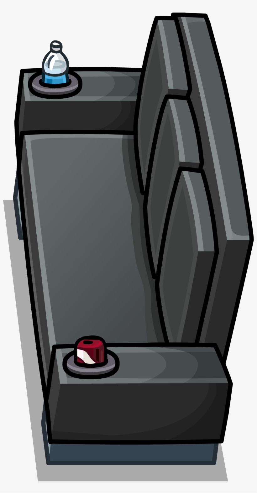 Black Designer Couch Sprite 012 - 1199x2244 PNG Download - PNGkit