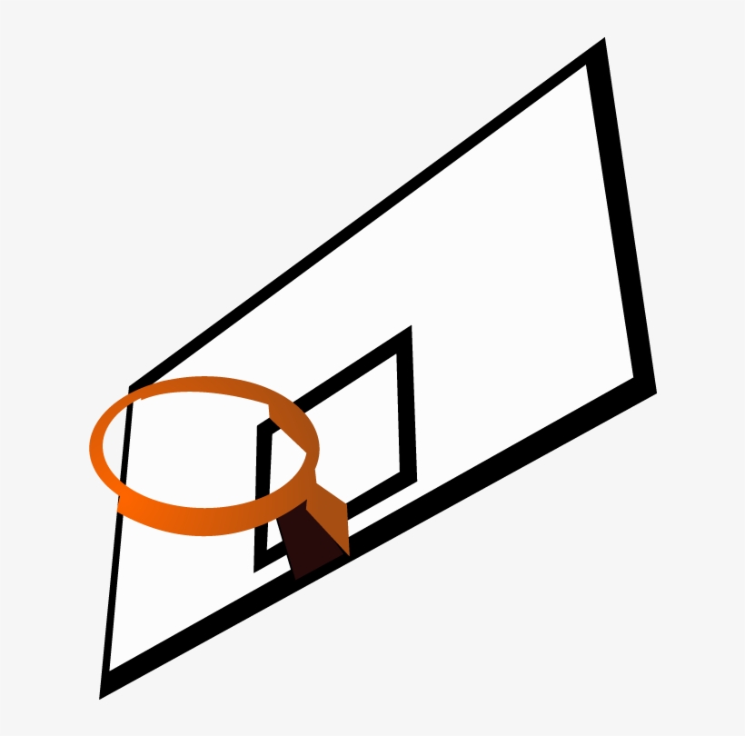 Download Transparent Backboard - Basketball Clipart Hoop - PNGkit