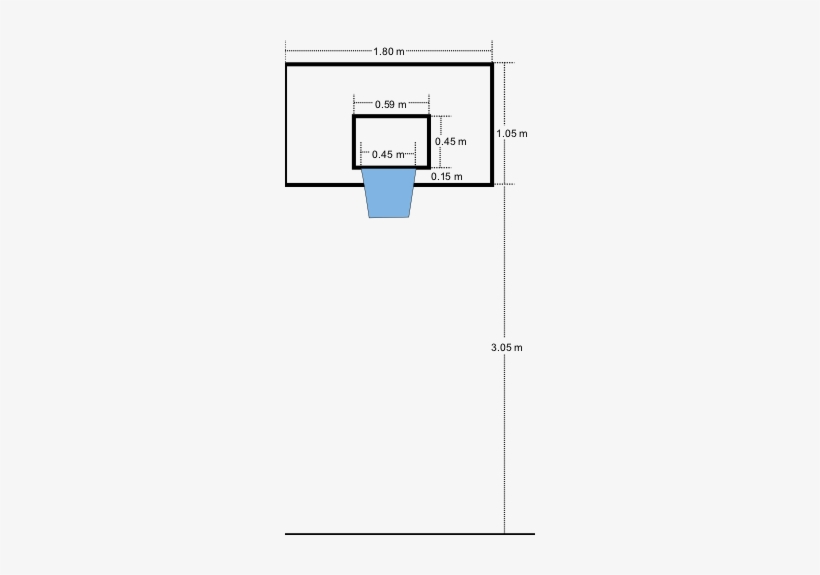 Download Transparent Basketball Backboard And Basket Small - Spalding ...
