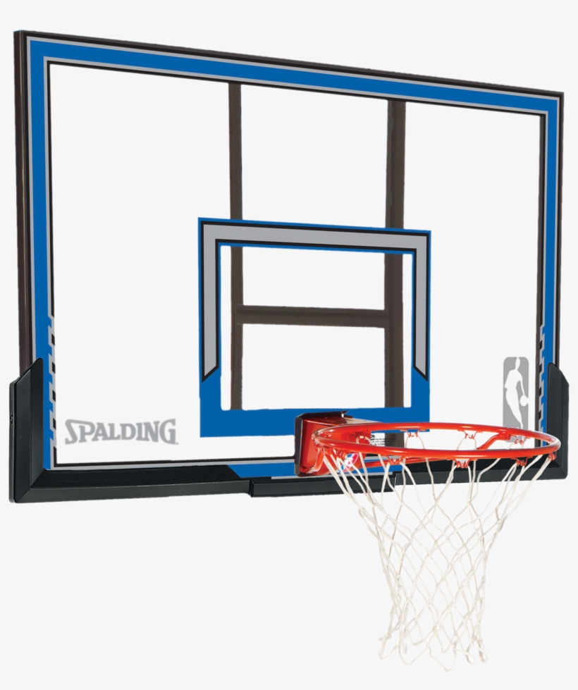 Download Transparent Polycarbonate Backboard And Rim Combo - Spalding ...