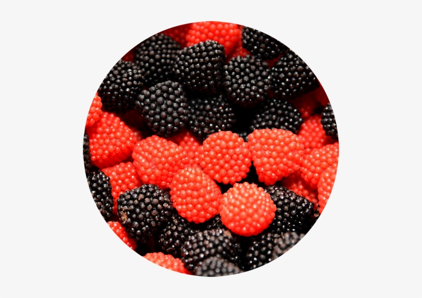 Haribo Raspberries Gummi Candy - Haribo Gummi Raspberries - 500x500 PNG ...