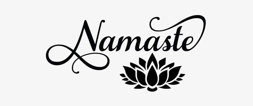 Namaste Png Transparent Image - Namaste In Bed Svg - 570x440 PNG ...