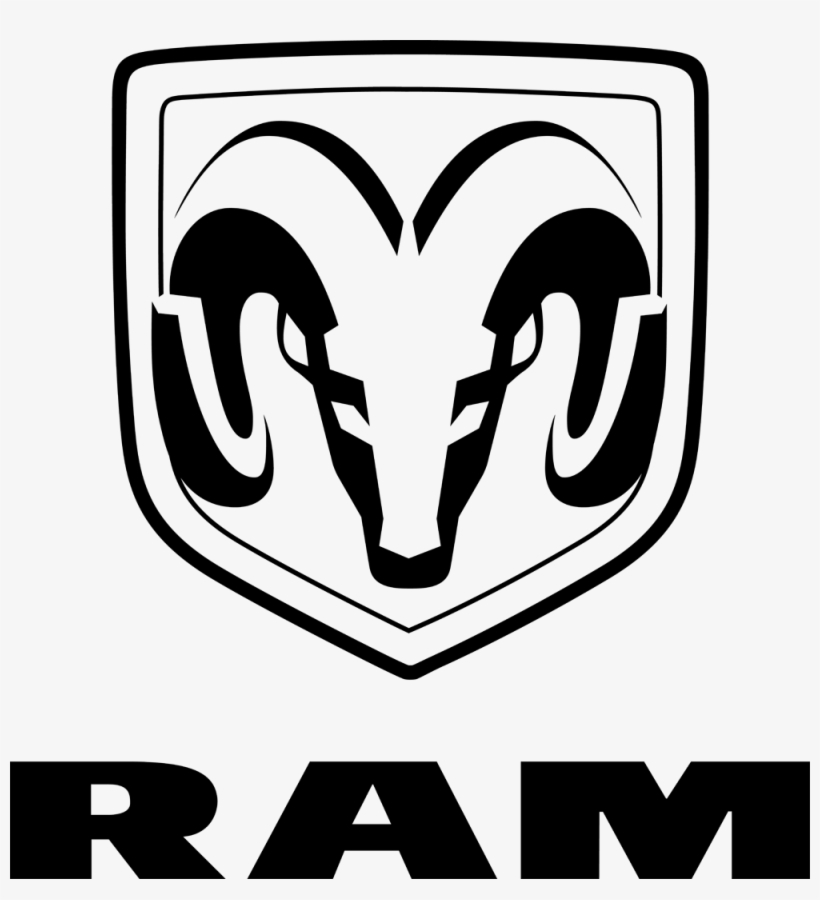 Ram Logos Clip Freeuse Download - Dodge Ram Logo Decal - 1000x1049 PNG ...