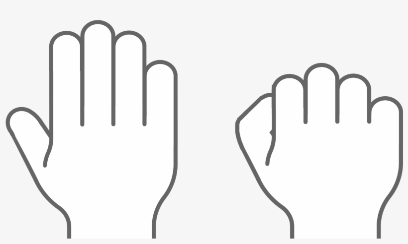 Handicons - White Hand Icon Png - 2048x1024 PNG Download - PNGkit
