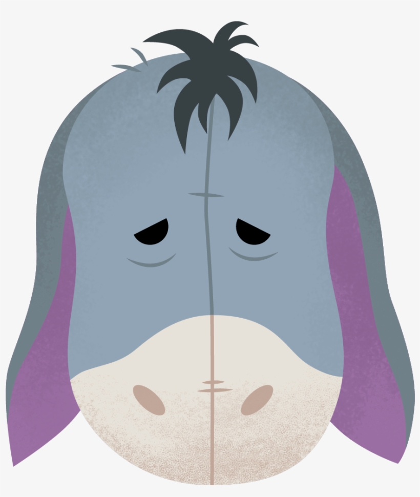 Eeyore Twitter Emoji - Bare Tree Media Inc. - 1000x1000 PNG Download ...