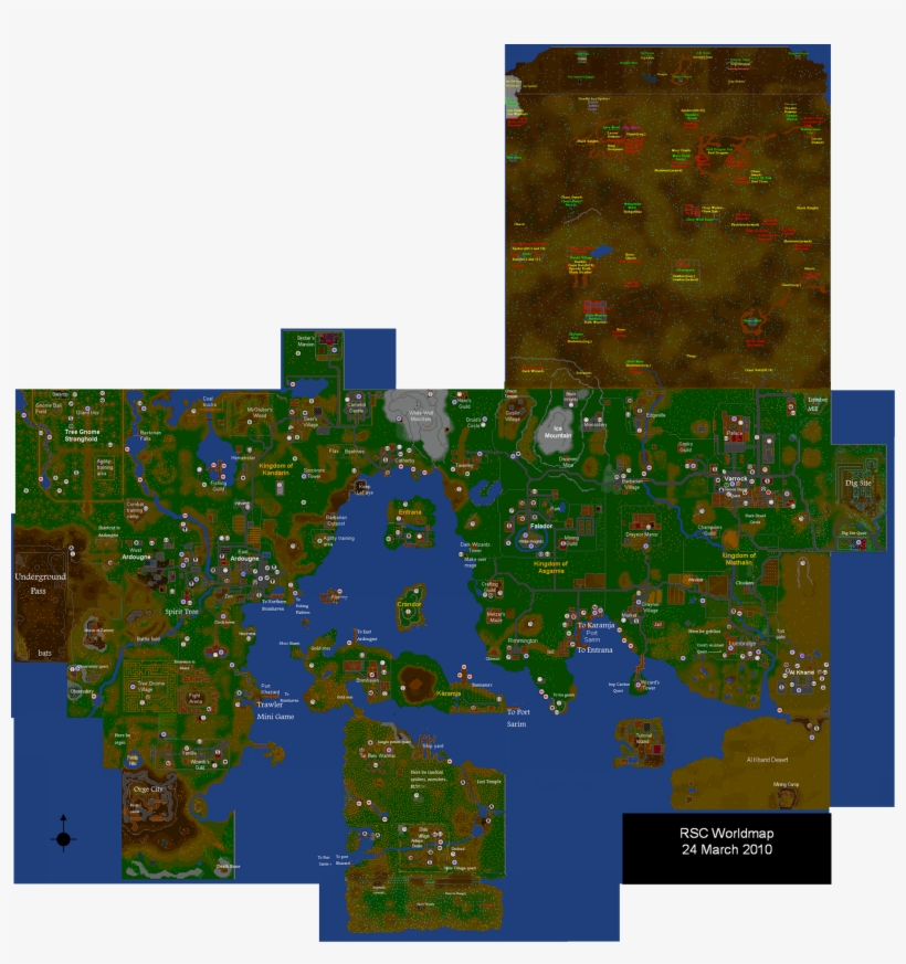 Ull Map Luxury Image Rsc World Map Runescape Wiki - 1959x1992 PNG ...