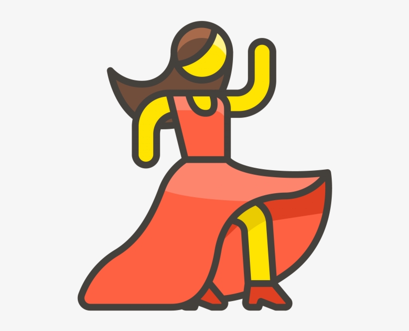 Woman Dancing Emoji - 866x650 PNG Download - PNGkit