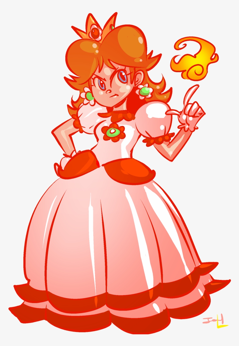 Image Result For Fire Princess Daisy Mario And Luigi, - 800x1119 PNG ...