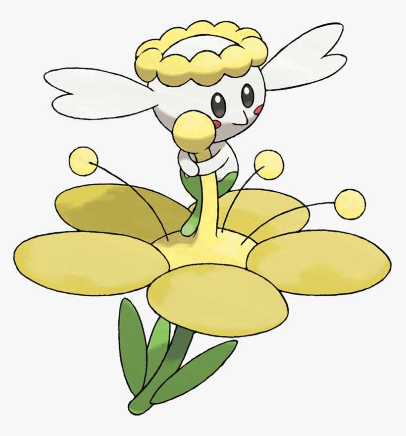 Pokemon Flabebe-yellow Is A Fictional Character Of - 771x800 PNG ...