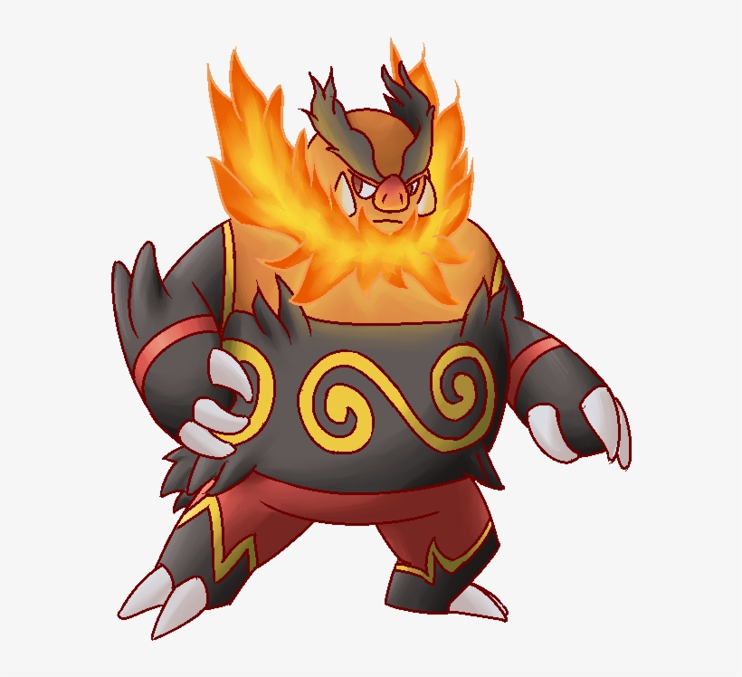 Pokédoodles - 14032013-emboar - 615x696 PNG Download - PNGkit