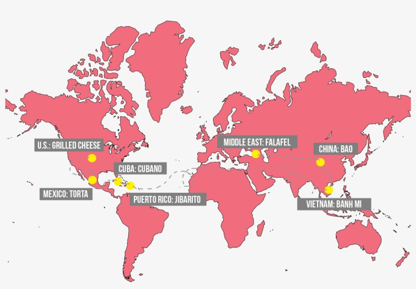Sandwich Map - 1962x1333 PNG Download - PNGkit