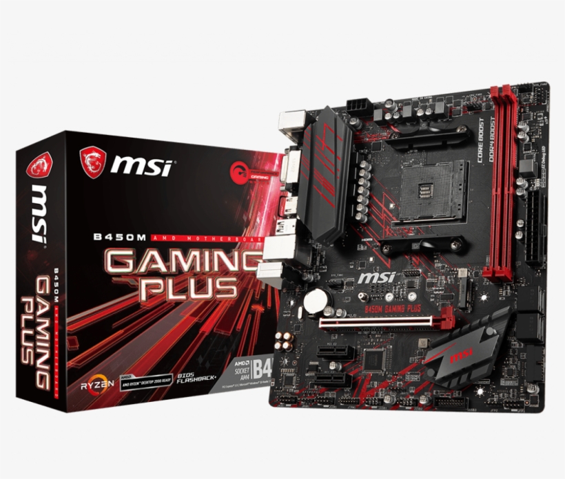 Amd B450 Motherboards B450m Gaming Plus - 1024x820 PNG Download - PNGkit