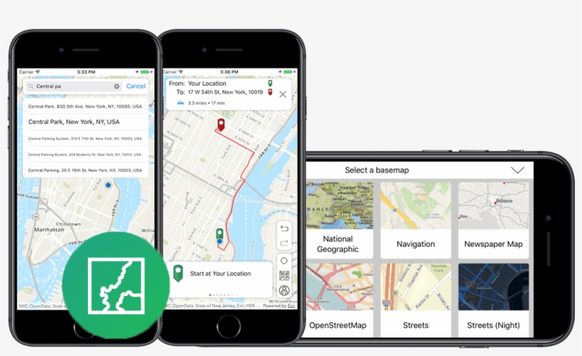 Maps App - 1060x600 PNG Download - PNGkit