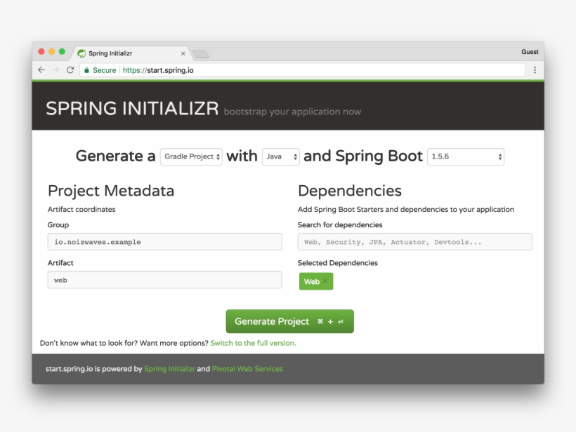 Spring Initializer - 2210x1556 PNG Download - PNGkit
