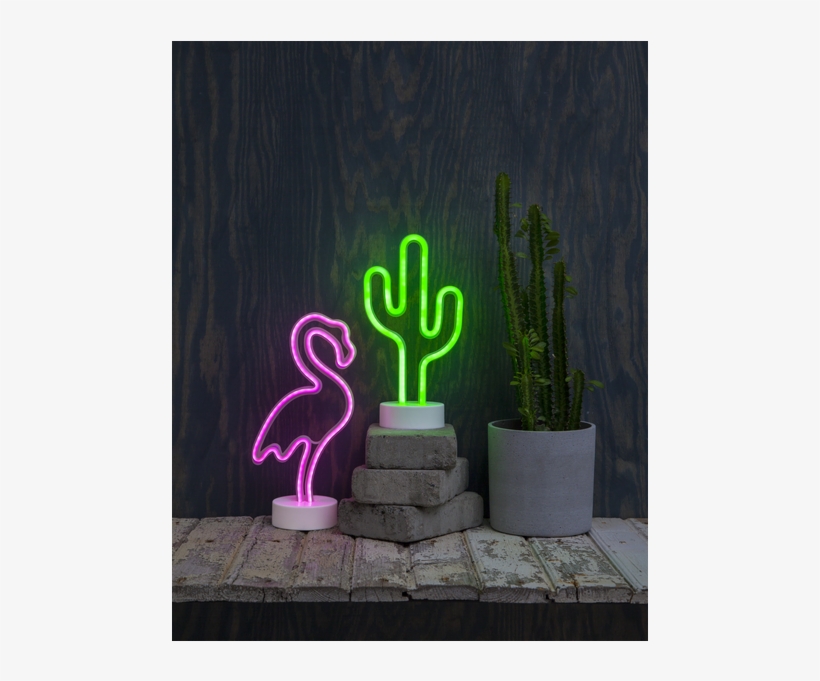 Download Transparent Indoor Decoration Neonlight - Cactus - PNGkit