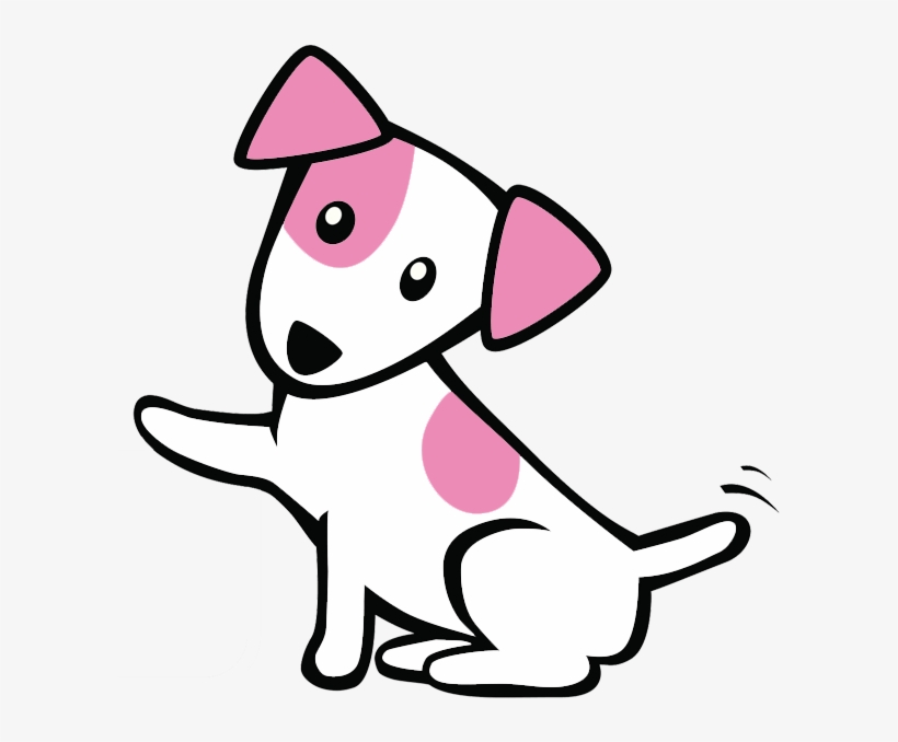Cute Pink Dog - Jack Russell Terrier Cartoon - 603x618 PNG Download ...