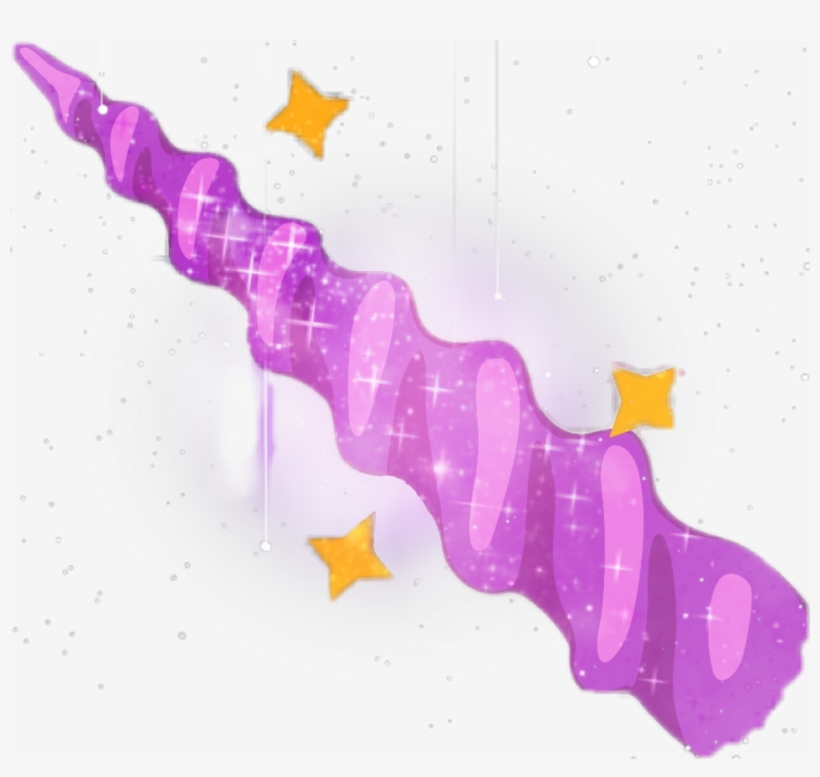 Unicorn Magical Sparkles Ftestickers - Unicorn Horn No Background ...