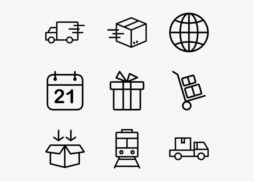 Download Transparent Shipping And Delivery - Travel Icon Transparent ...