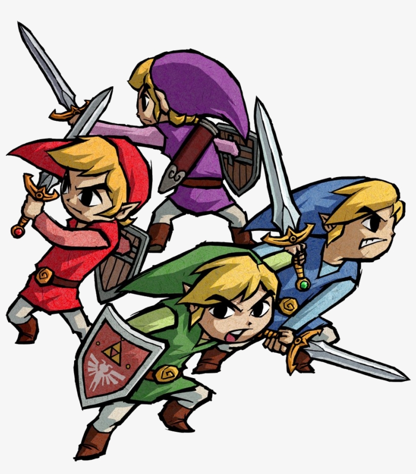 The Four Links - Legend Of Zelda: The Wind Waker - 371x403 PNG Download ...