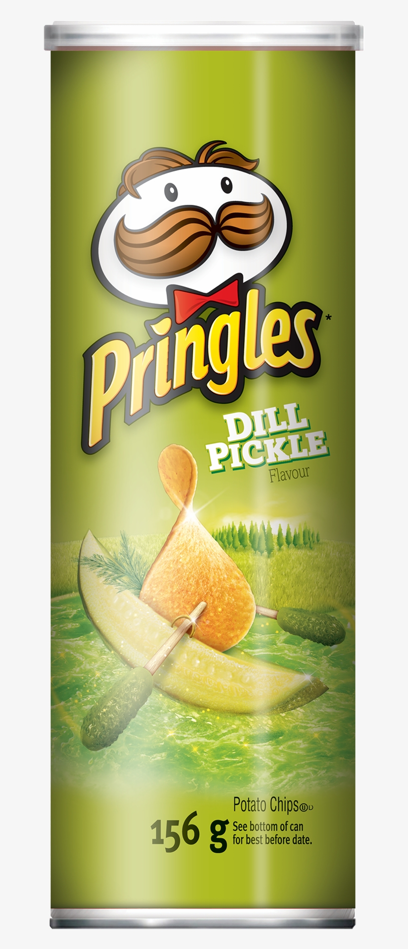 Pringles* Dill Pickle Flavour - Pringles Buffalo Ranch Potato Chips 156 ...