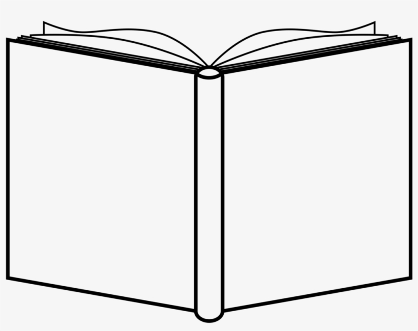 Book Cover Computer Icons Outline Download - Open Book Outline ...