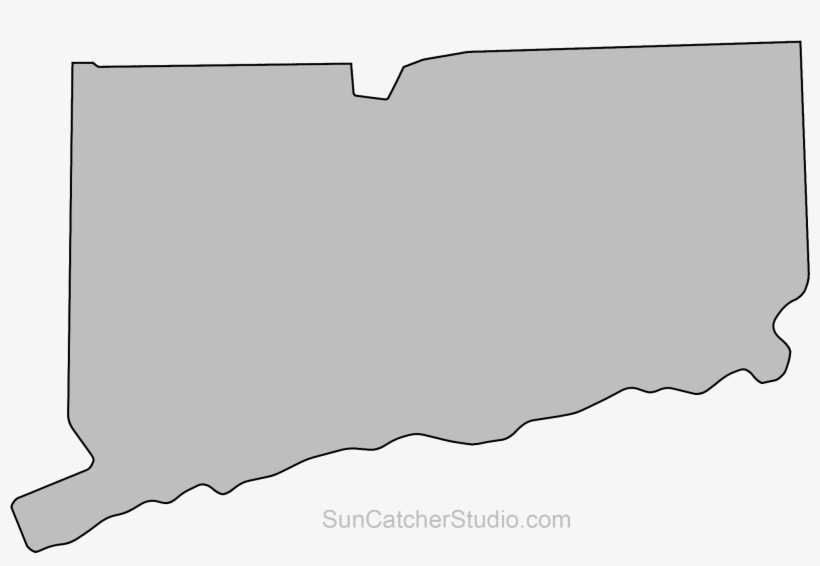 Download Transparent State Outlines - Png Map Of Connecticut - PNGkit