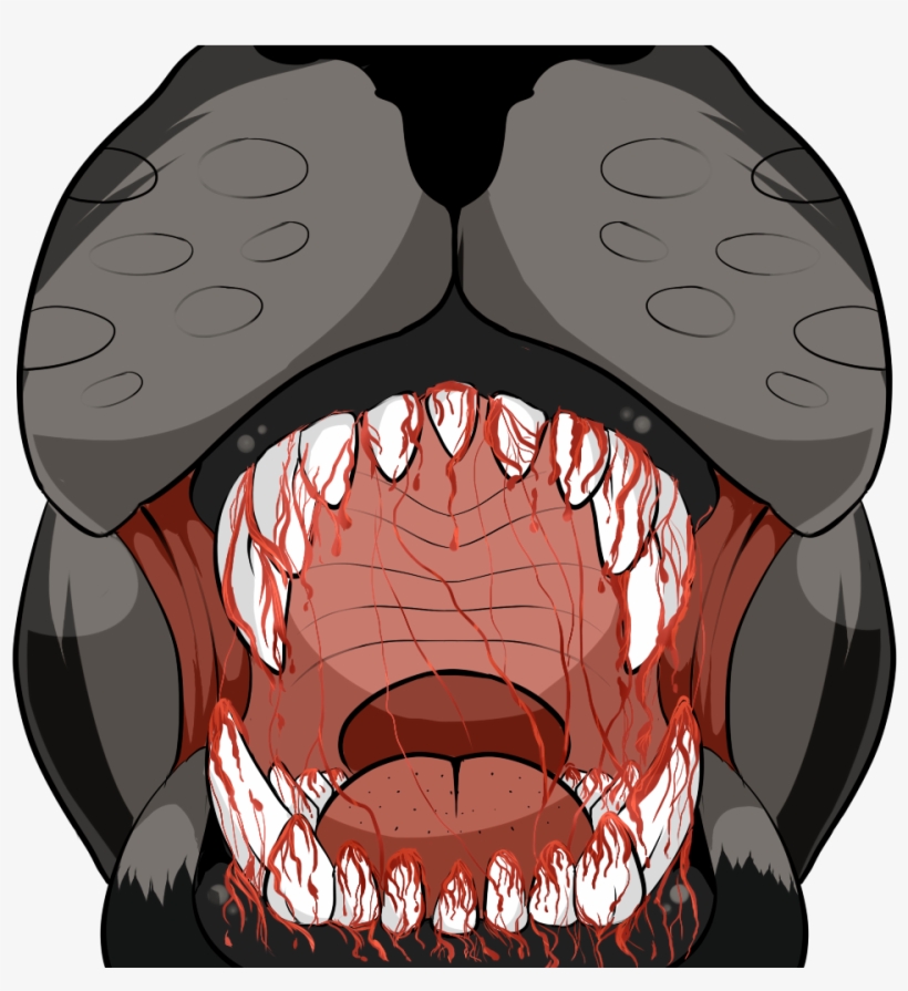 Ych Dog Teeth Open - 1000x1000 PNG Download - PNGkit