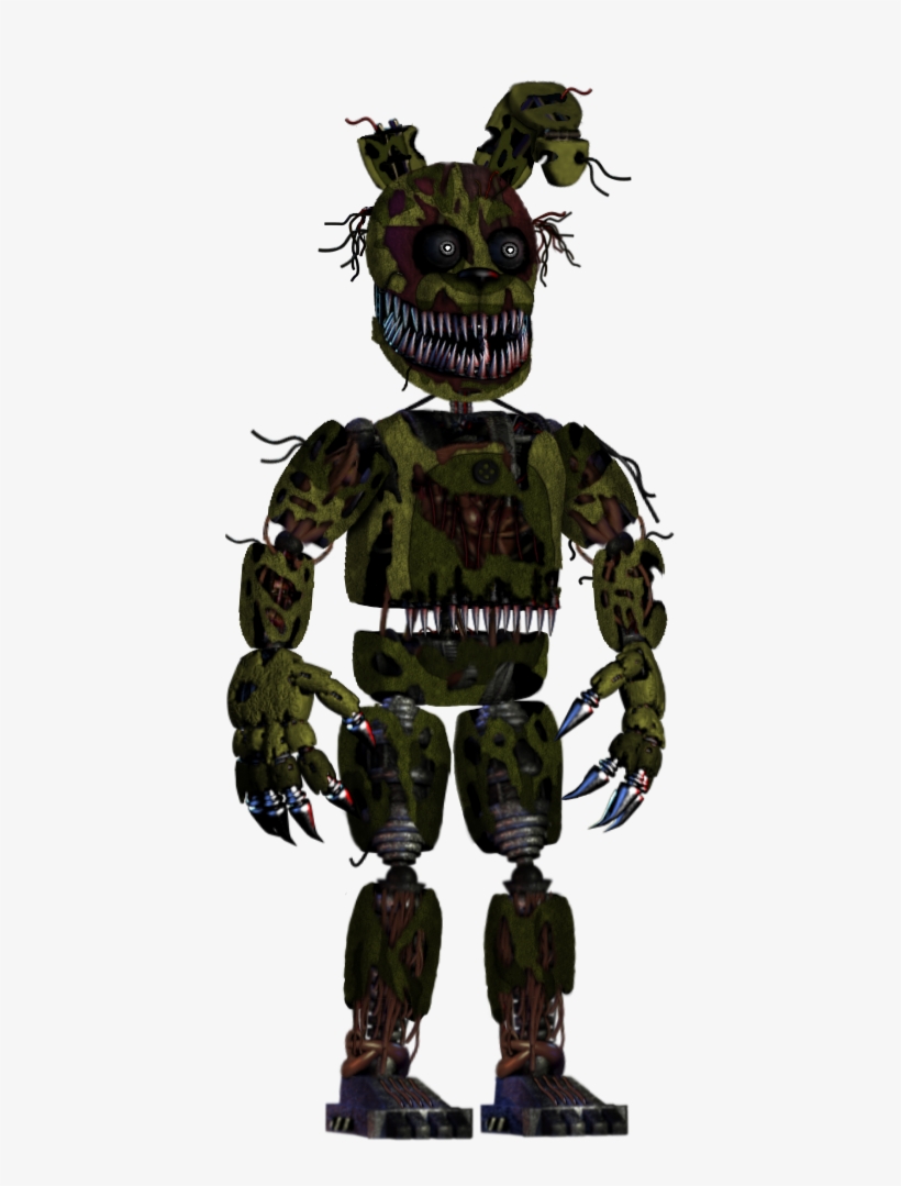 Nightmare Springtrap - 436x1023 PNG Download - PNGkit